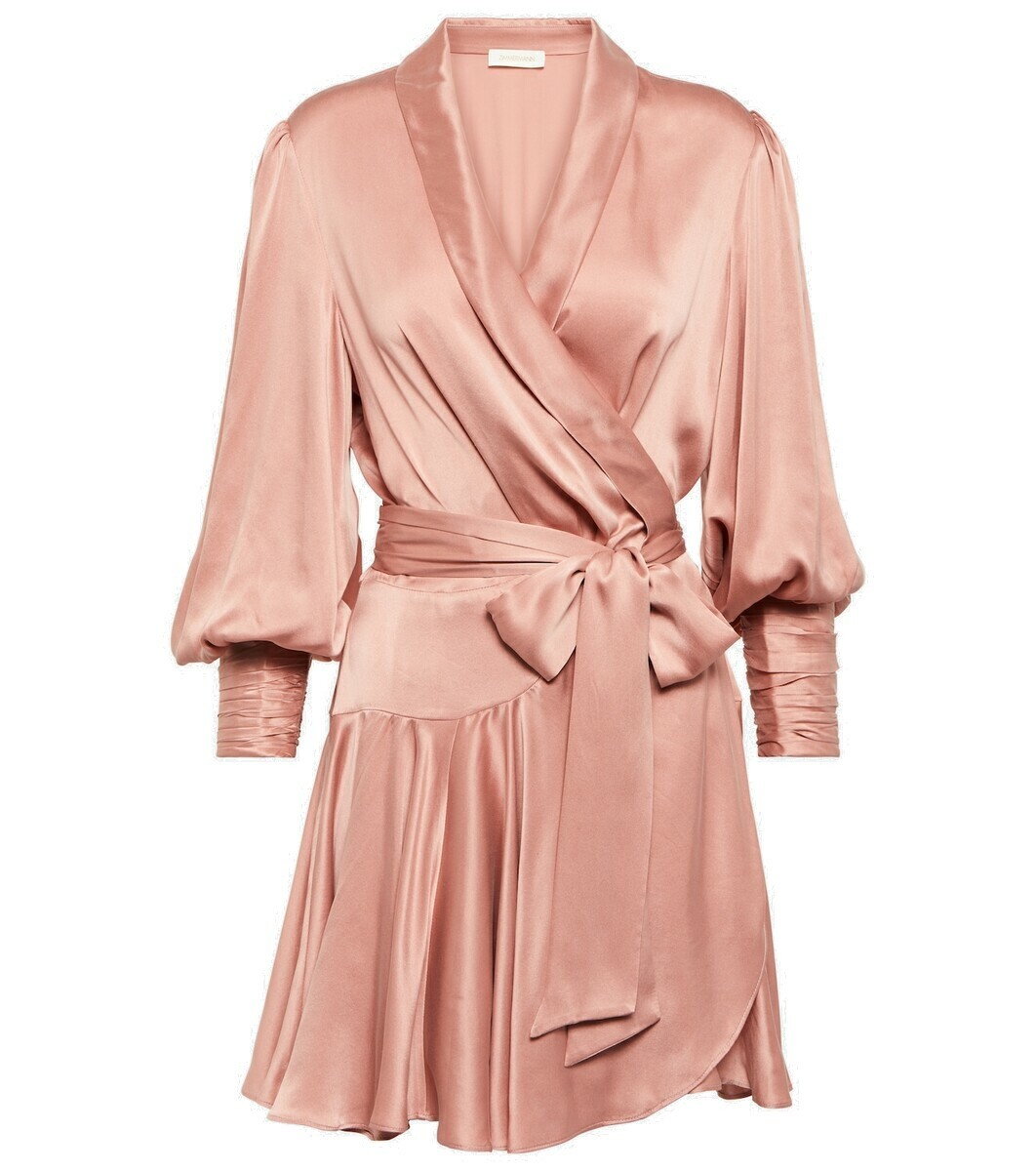 Zimmermann Silk satin wrap dress Zimmermann