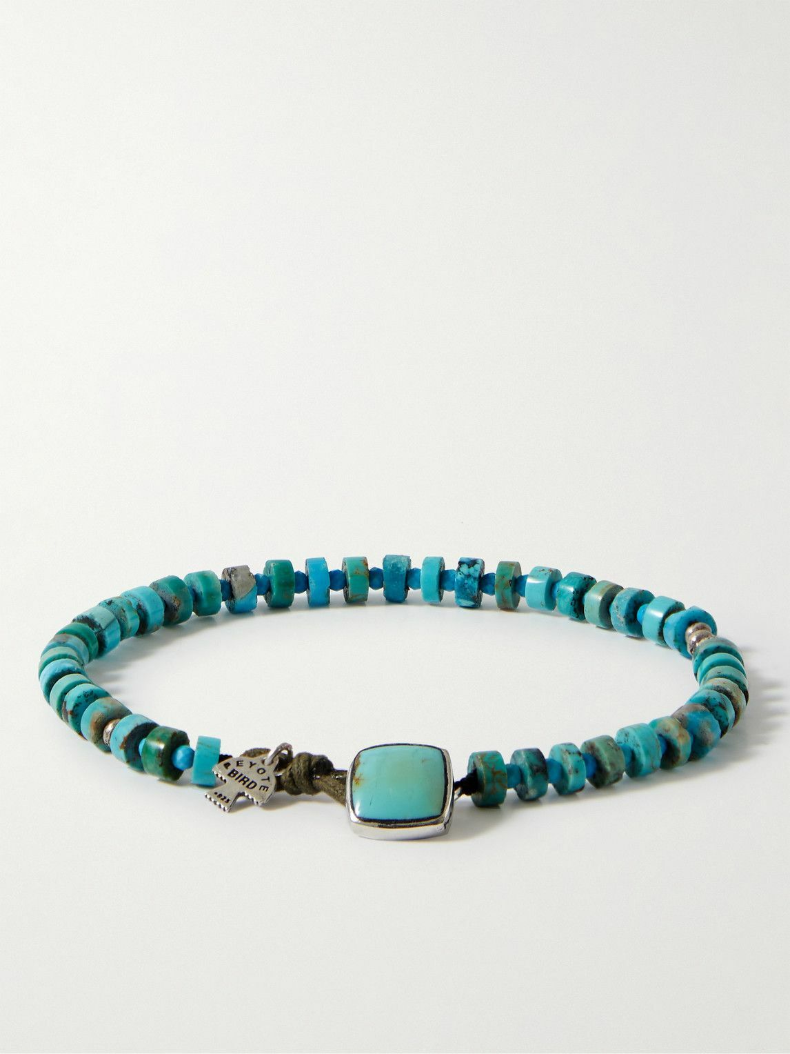 Peyote Bird - River Path Silver-Tone Turquoise Bracelet Peyote Bird