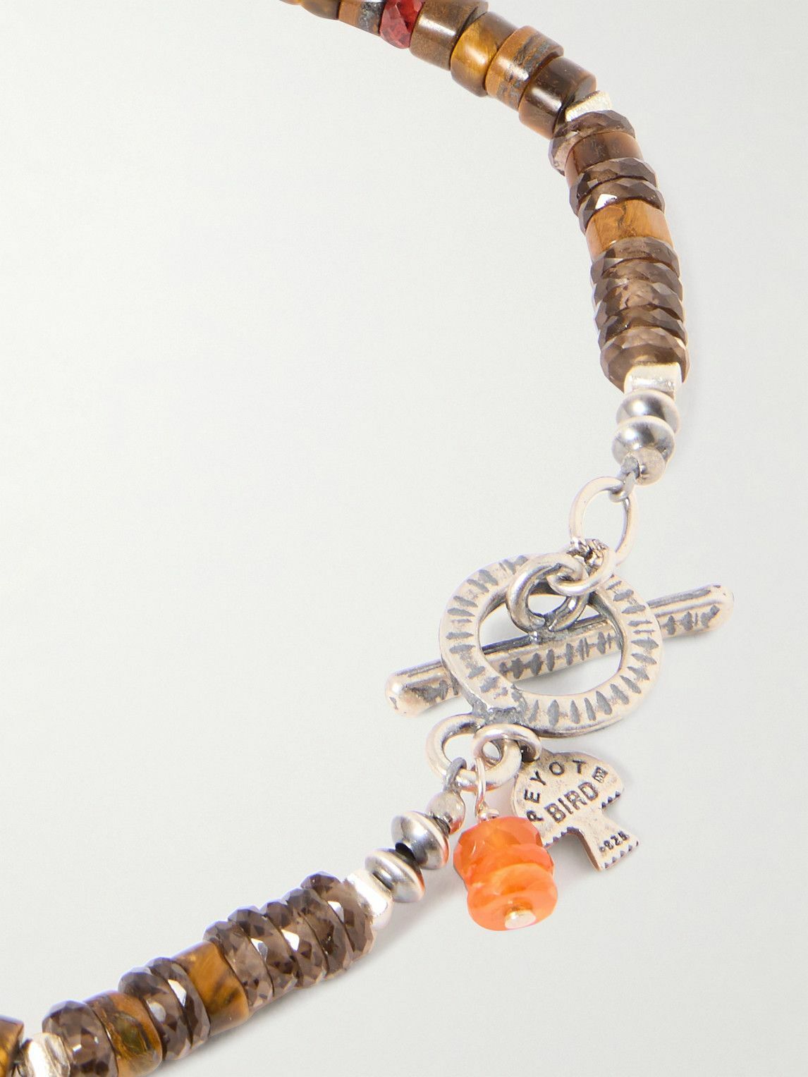 Peyote Bird - Vero Sterling Silver Multi-Stone Beaded Bracelet Peyote Bird