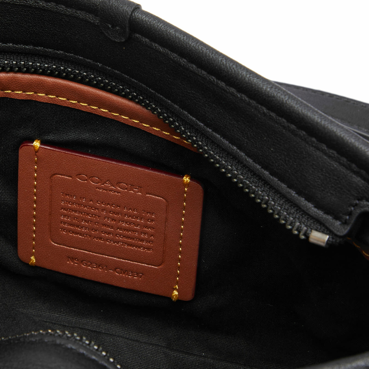 Coach Men's Beck Signature Slim Crossbody Bag in Charcoal Coach