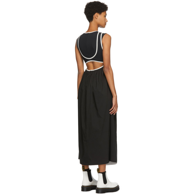 Markoo Black The Double Tank Cut-Out Dress Markoo