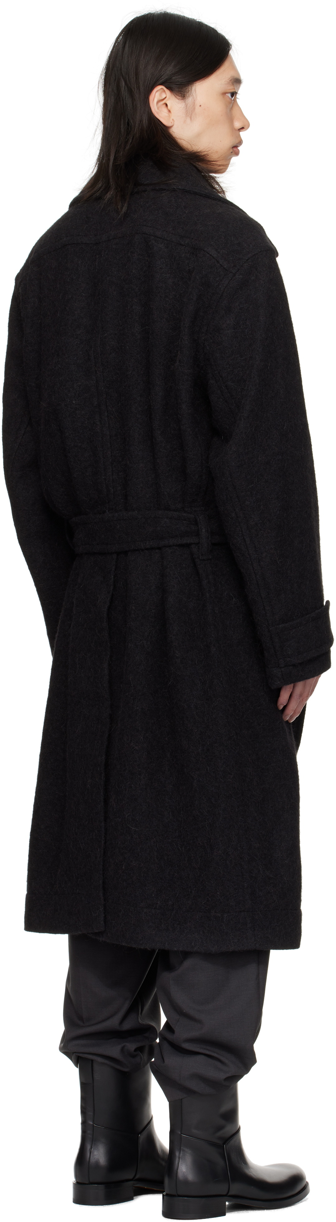 LEMAIRE Black Soft Coat Lemaire