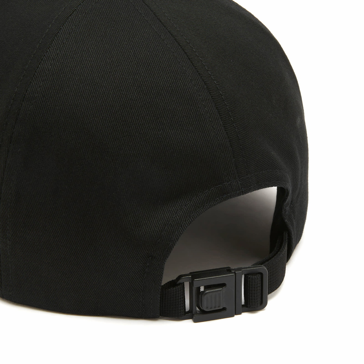 Moncler Men's Cotton Gabardine Baseball Cap in Black Moncler