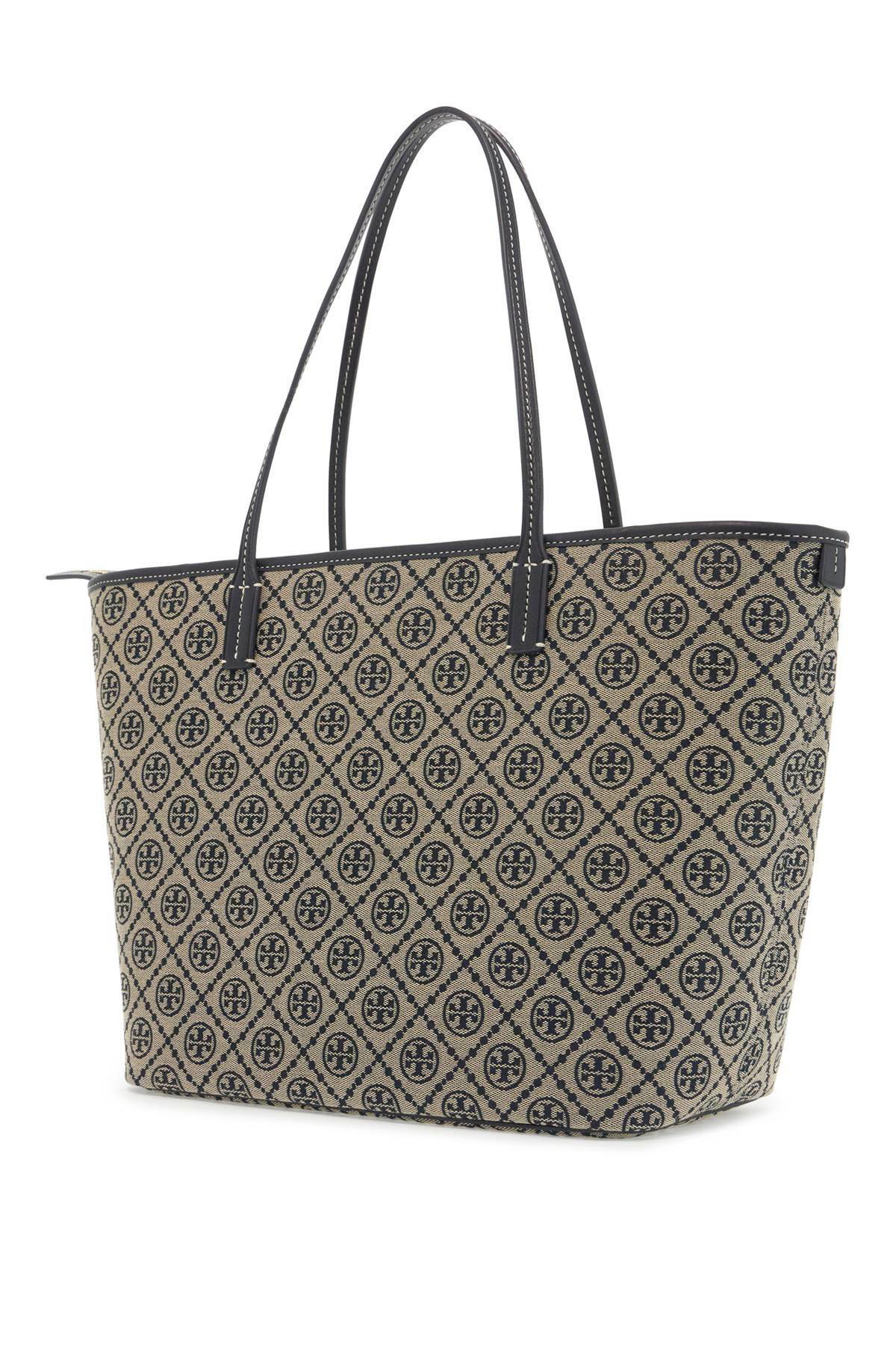 TORY BURCH t monogram tote bag Beige Tory Burch