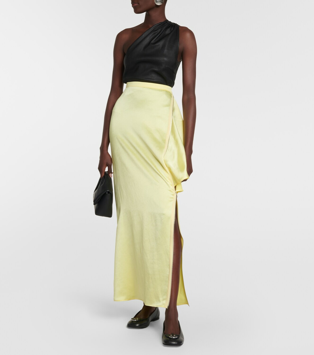 JW Anderson Lock leather ballet flats JW Anderson