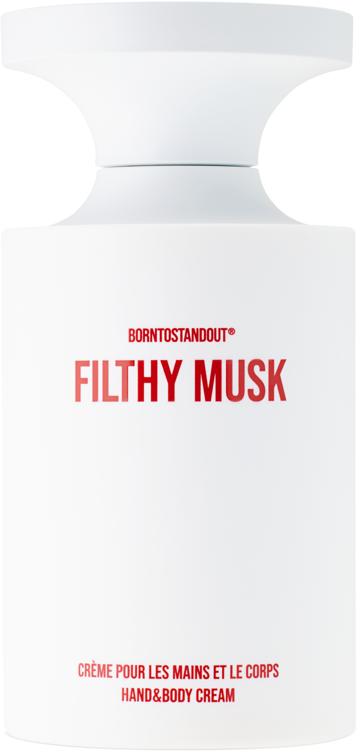 BORNTOSTANDOUT Filthy Musk Hand & Body Cream, 350 mL