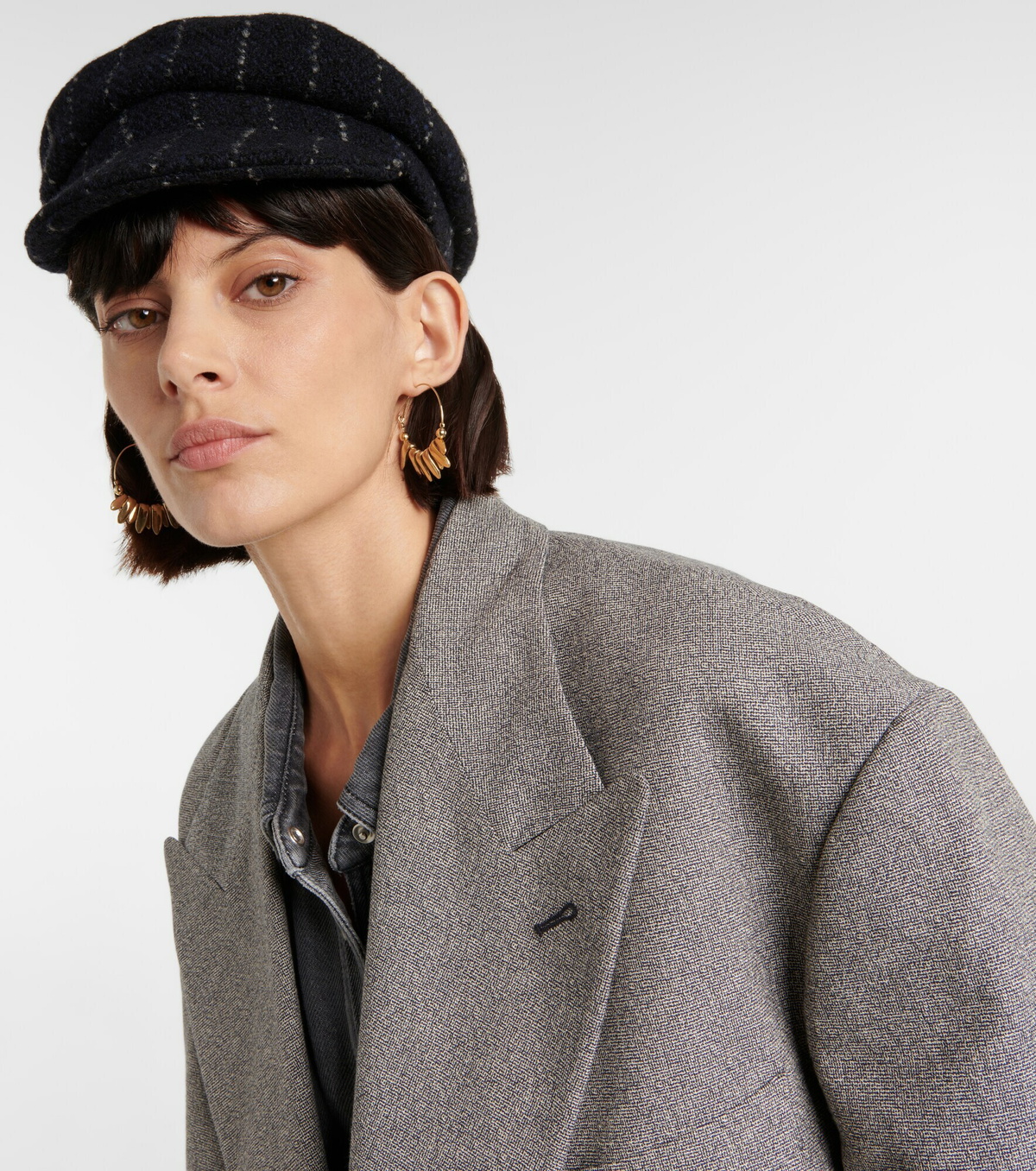 Isabel Marant - Evie virgin wool baker boy hat Isabel Marant