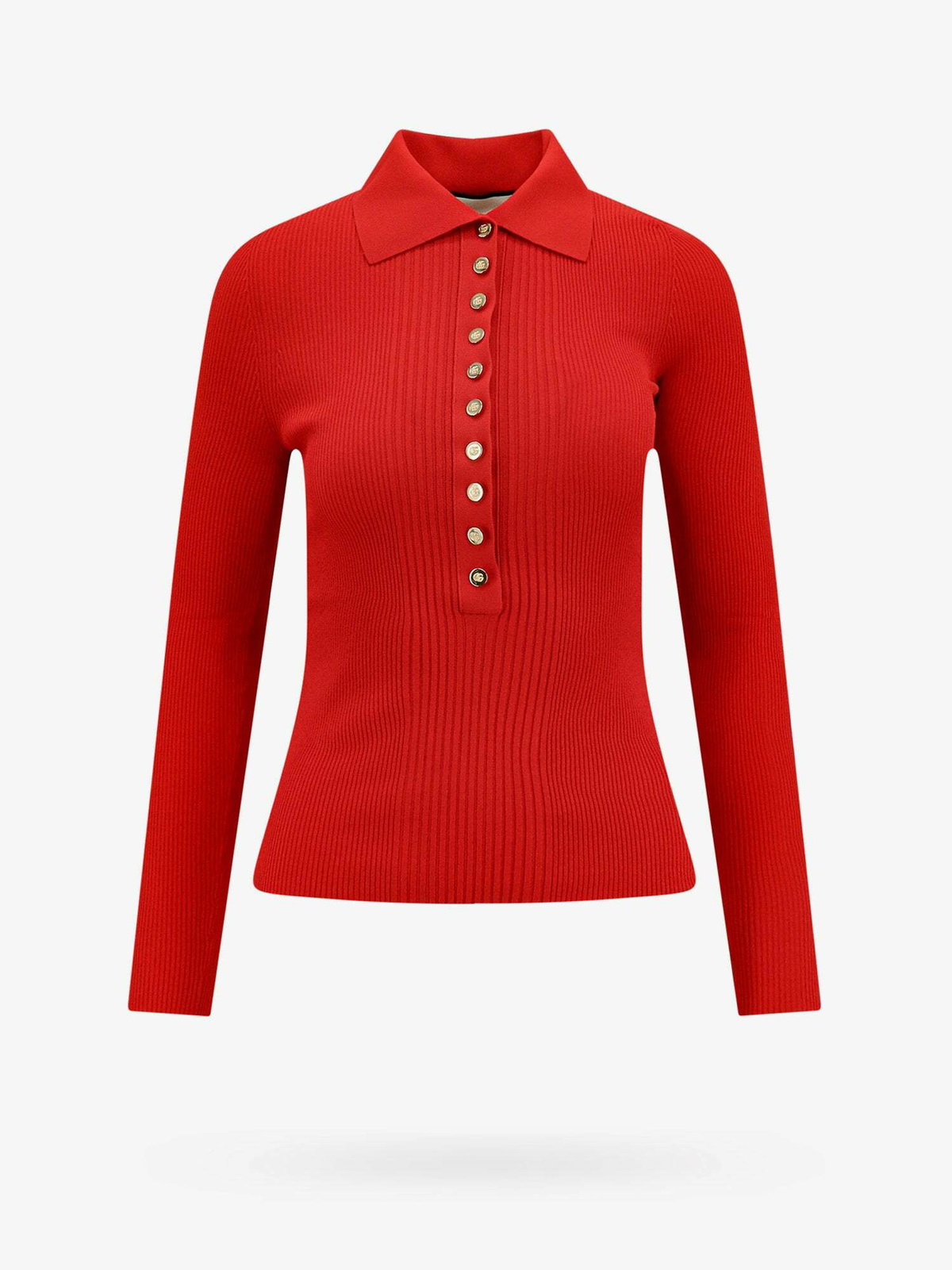 Gucci Polo Shirt Red Womens Gucci