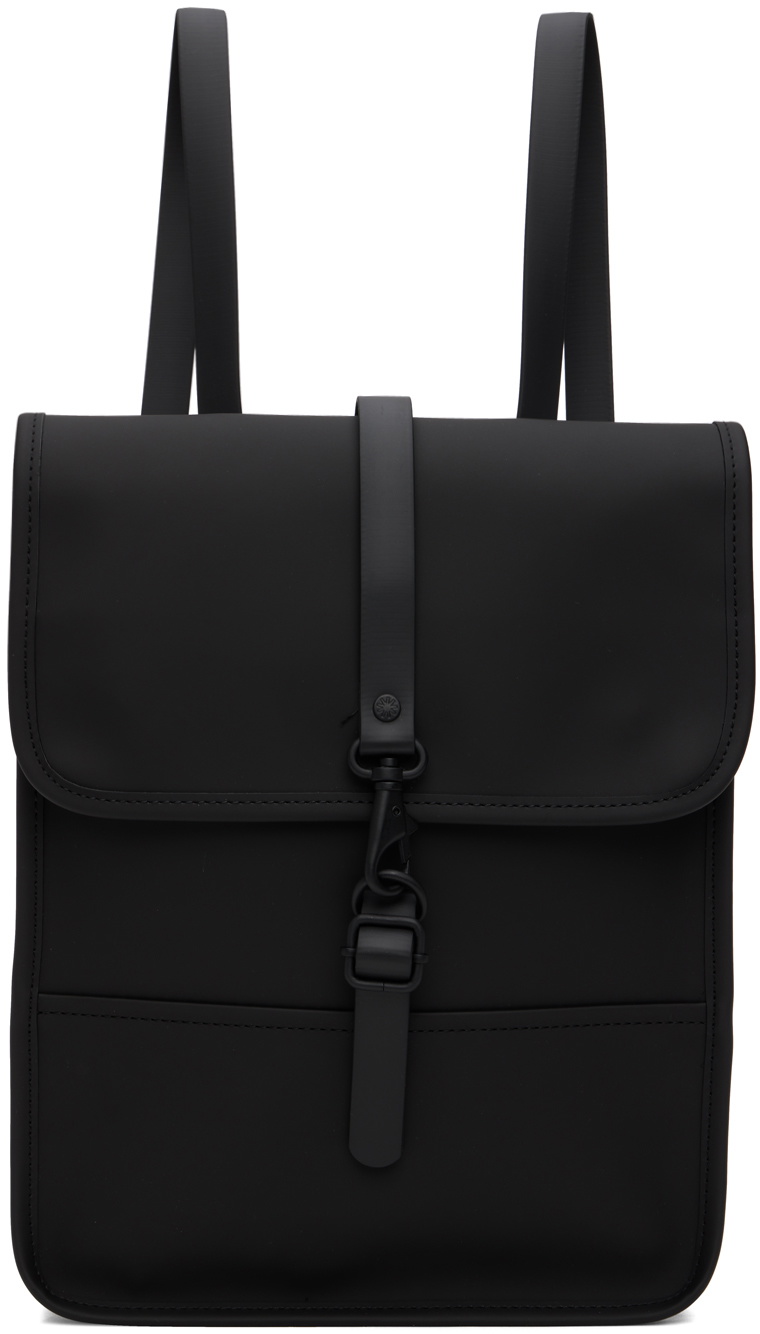 RAINS Black Micro Backpack Rains