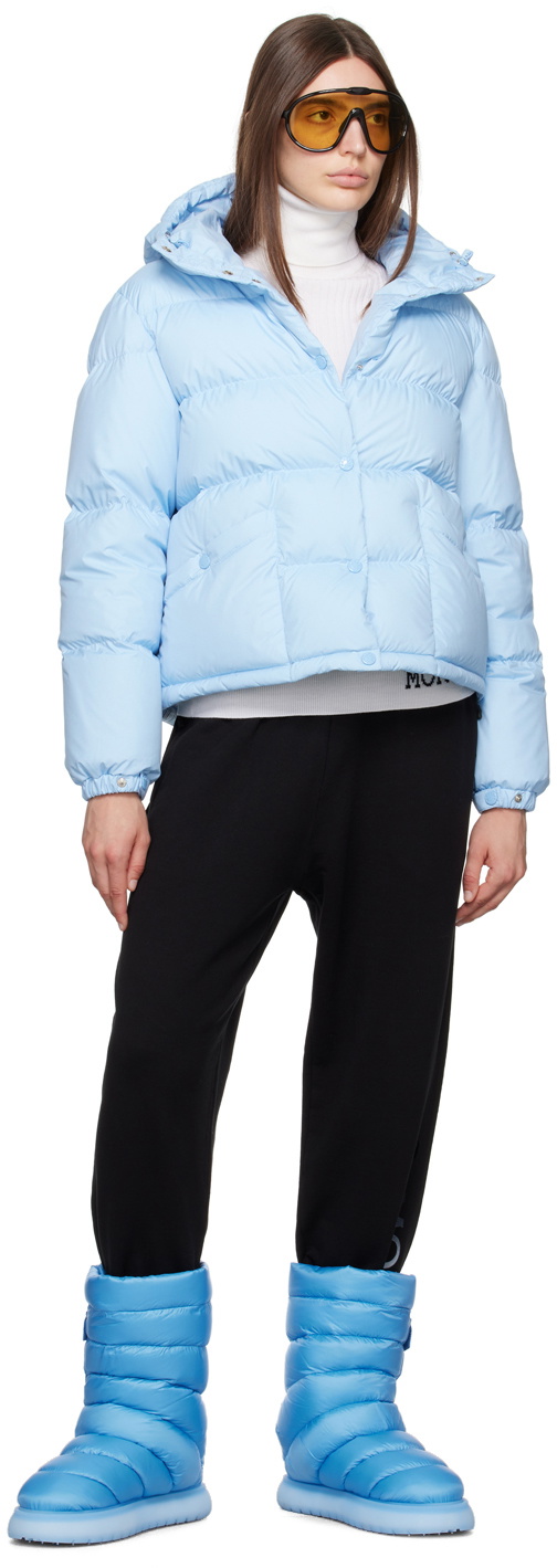 Moncler Blue Ebre Down Jacket Moncler