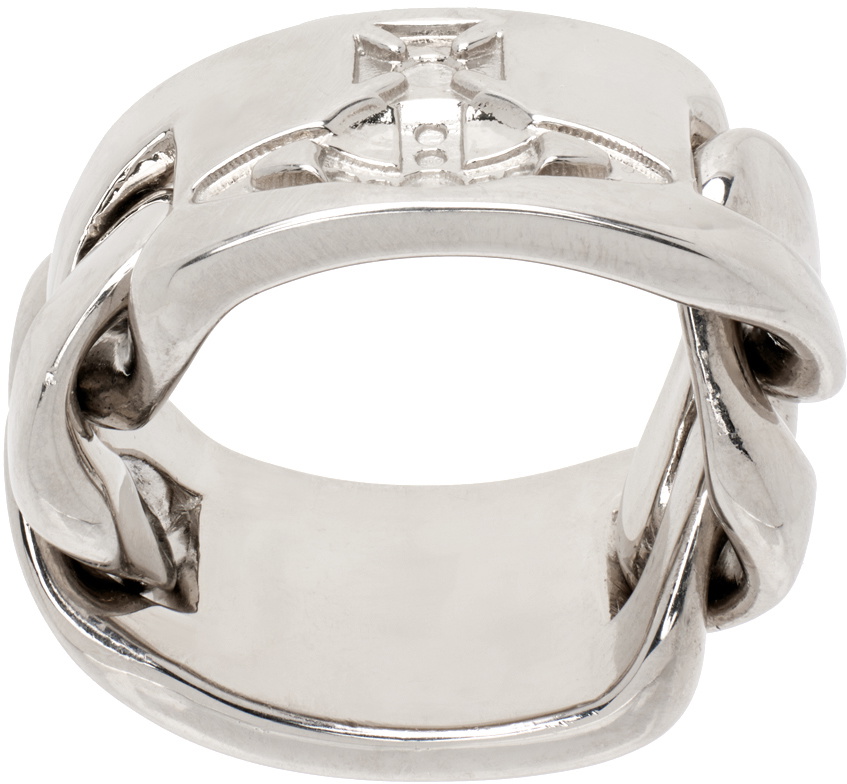 Vivienne Westwood Silver Janus Ring Vivienne Westwood