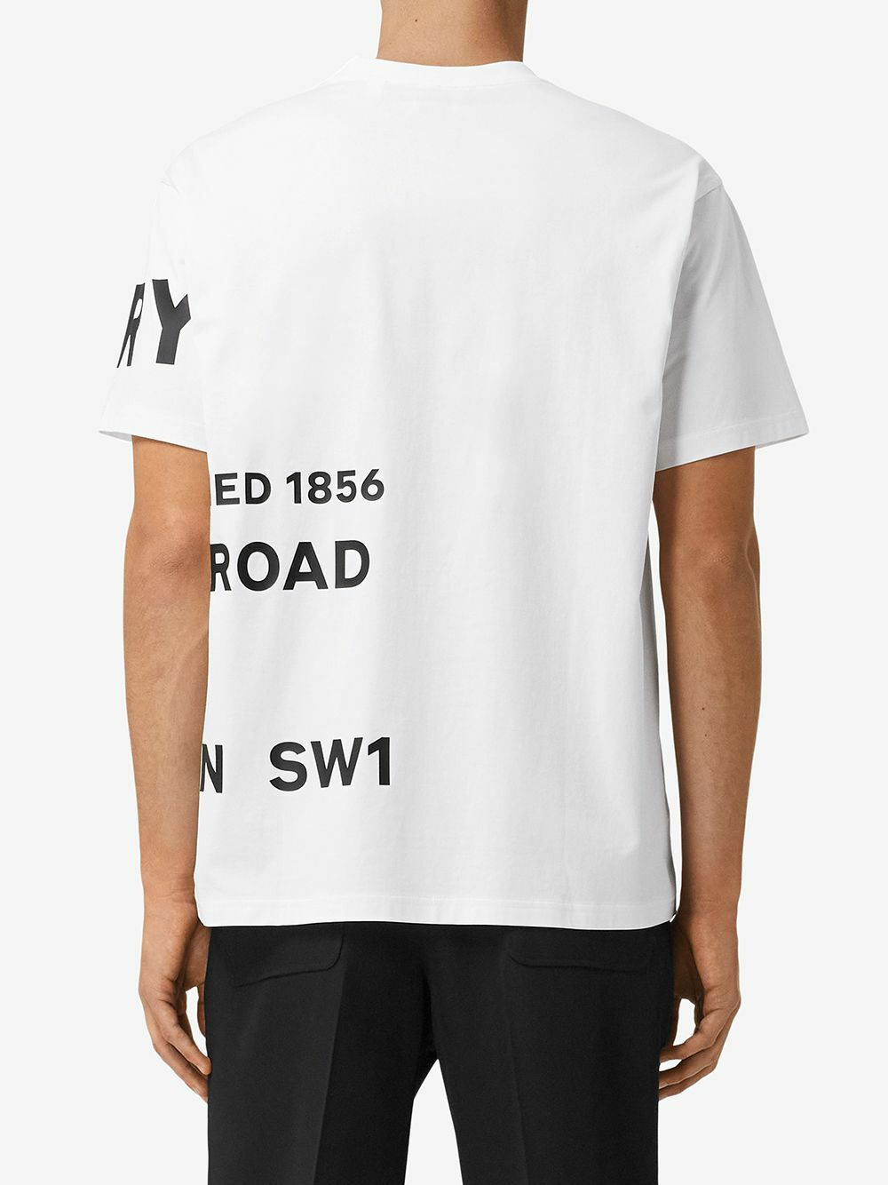 BURBERRY - Horseferry Logo Cotton T-shirt Burberry