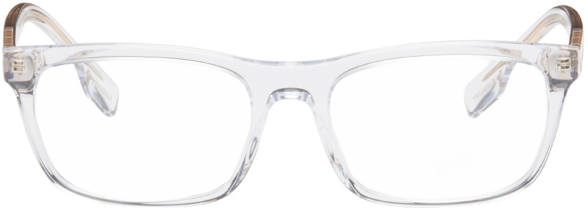 Burberry Transparent Rectangular Glasses Burberry