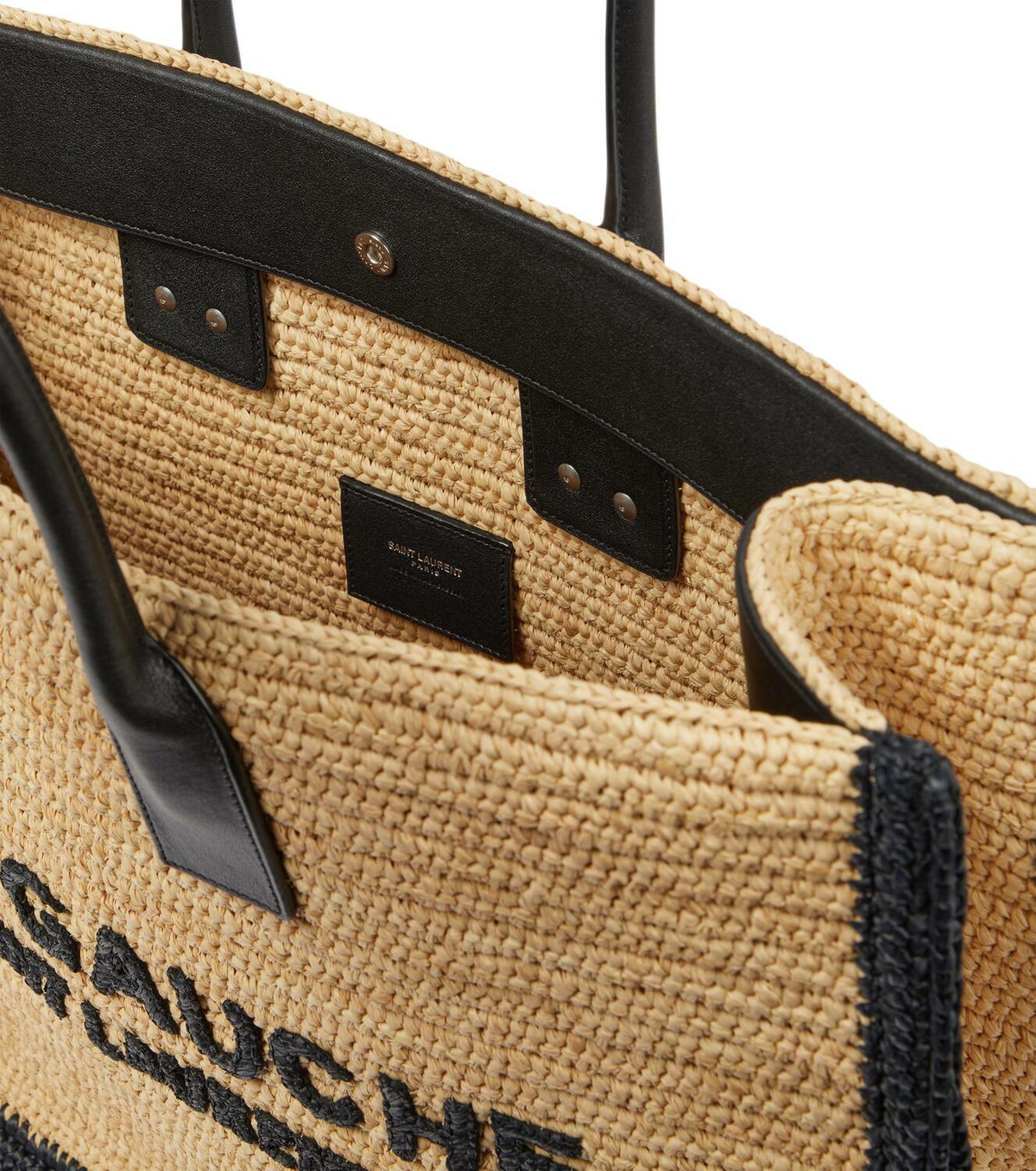 Saint Laurent Rive Gauche raffia tote Saint Laurent