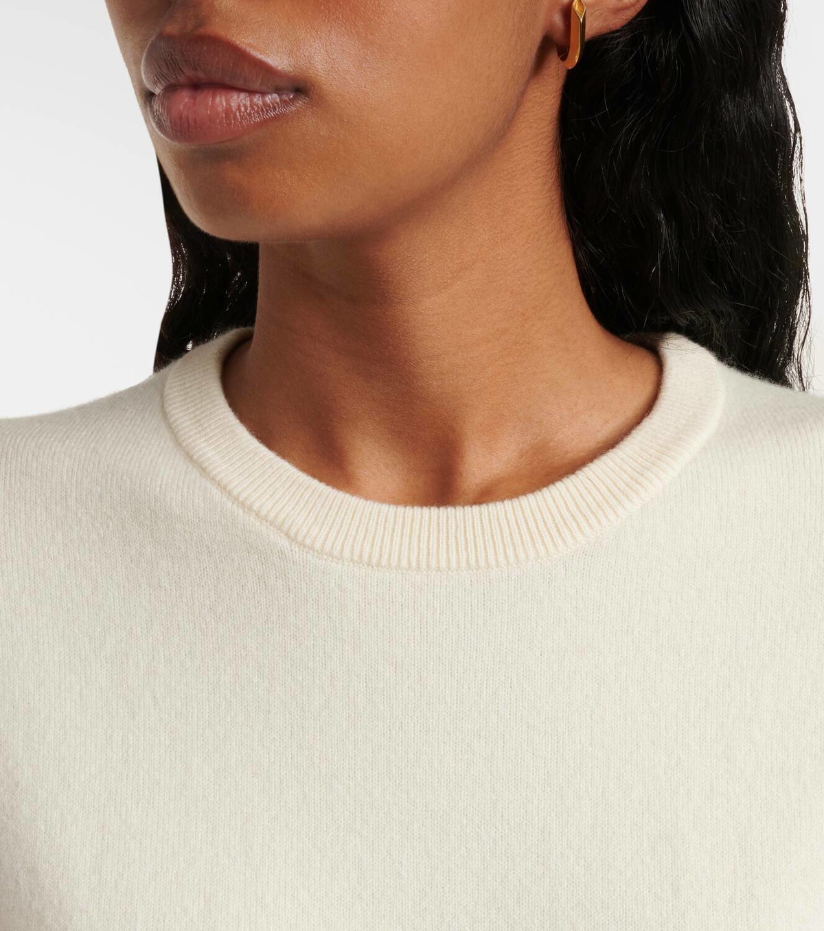 Extreme Cashmere N°63 knitted cashmere-blend top extreme cashmere