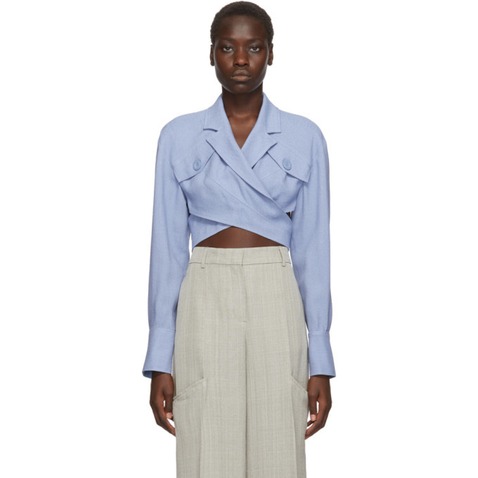 Jacquemus Blue Le Haut Azur Shirt Jacquemus