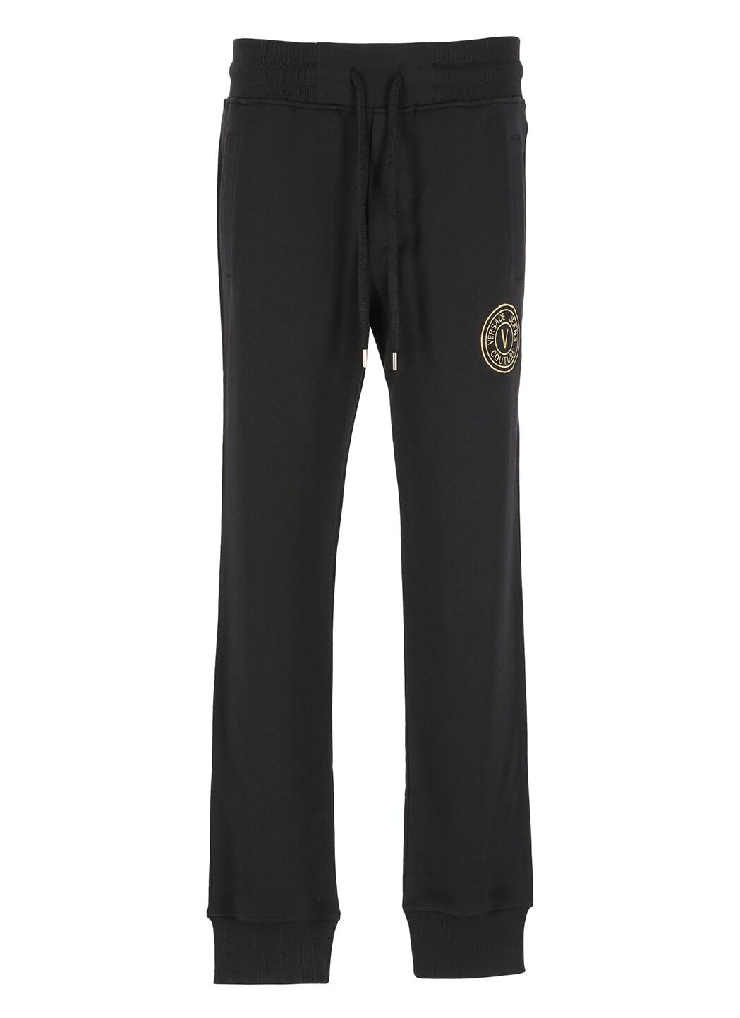Versace Jeans Couture Logo Embroidered Drawstring Waist Track Pants Versace