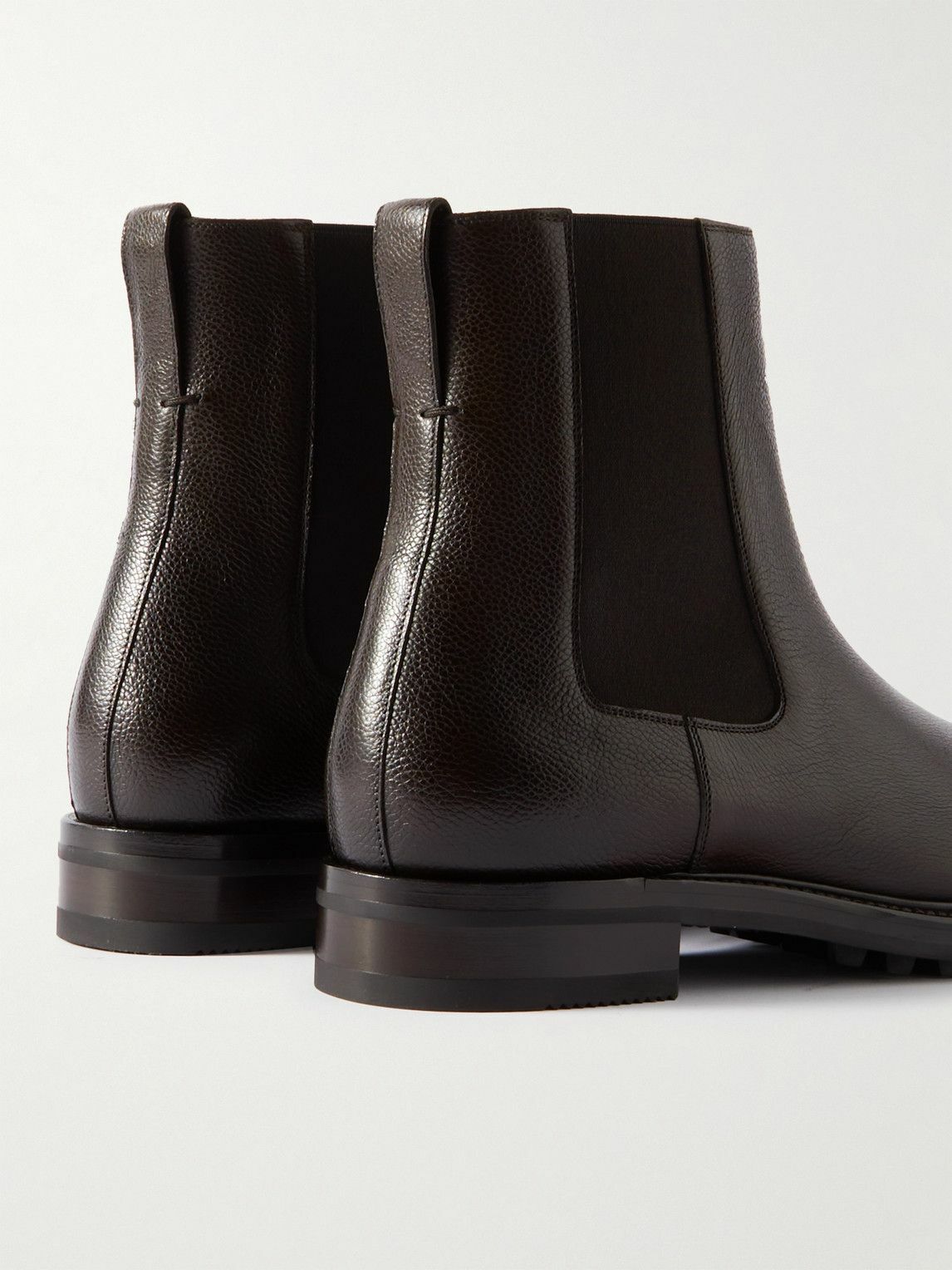 TOM FORD - Stuart Full-Grain Leather Chelsea Boots - Brown TOM FORD