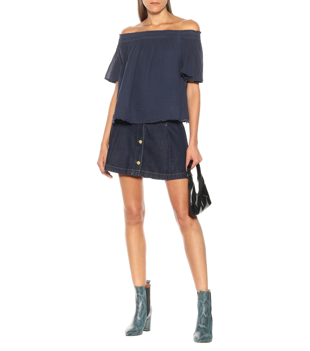 Velvet - Julie cotton off-shoulder top Velvet