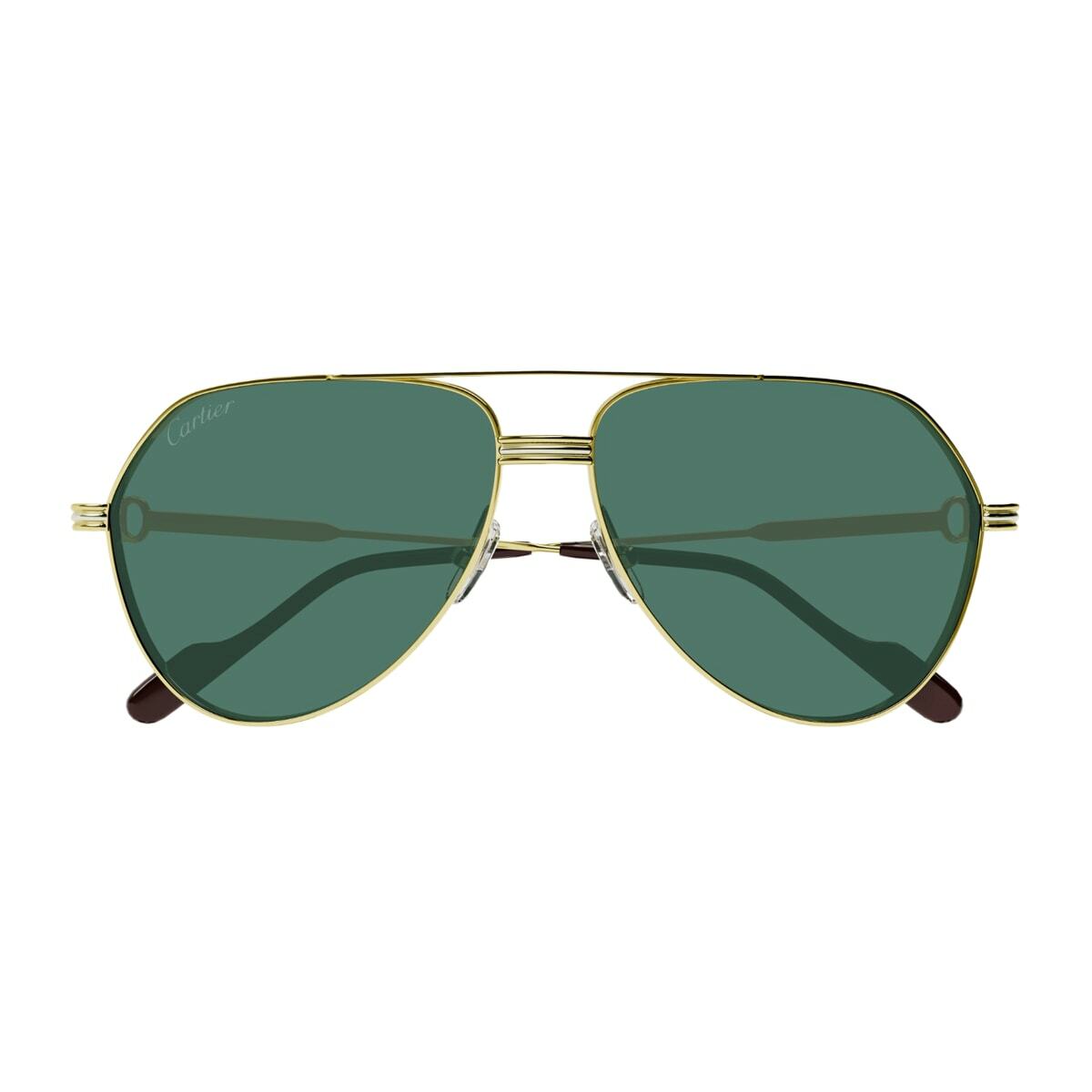 Cartier Eyewear Cartier Ct0303s Première De Cartier 004 Gold Green ...