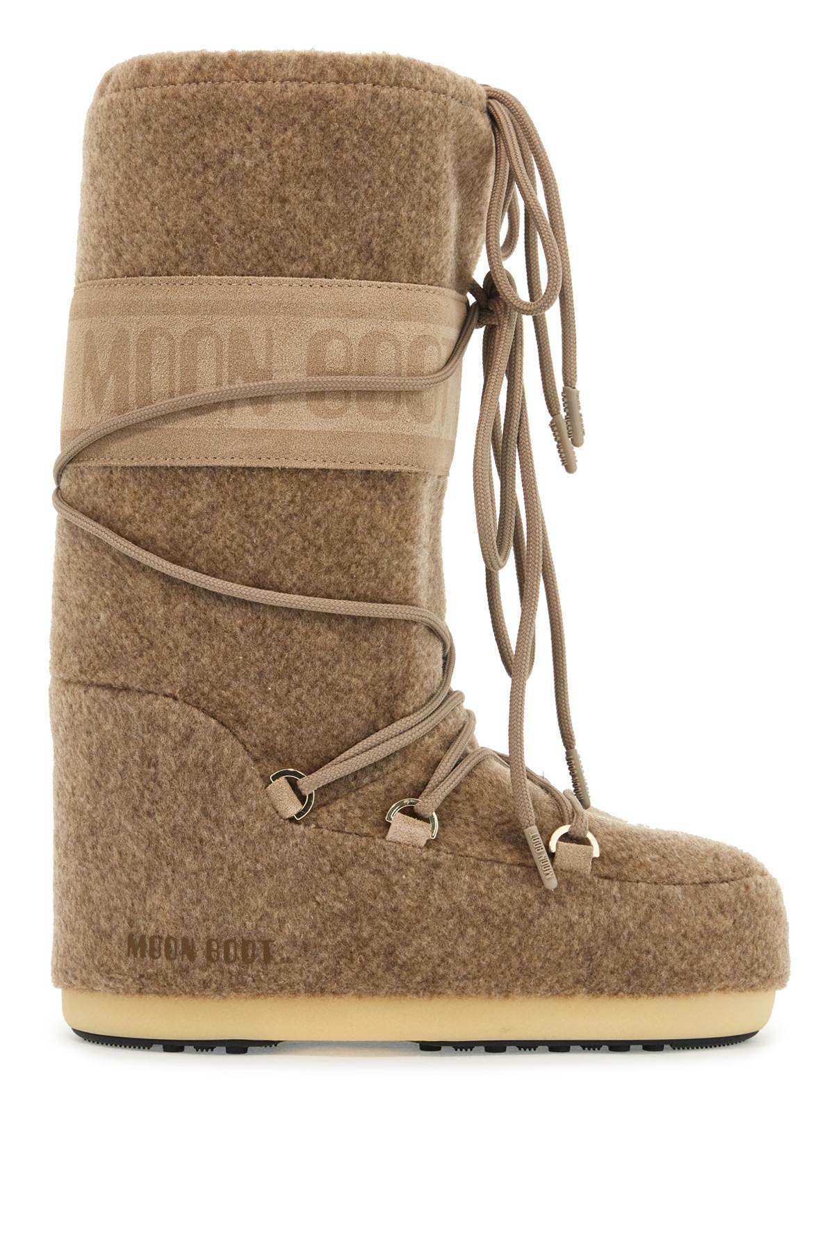 MOON BOOT icon felt snow boots an Beige Moon Boot