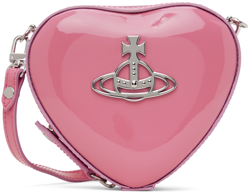 Vivienne Westwood Pink Mini Louise Heart Crossbody Bag Vivienne Westwood