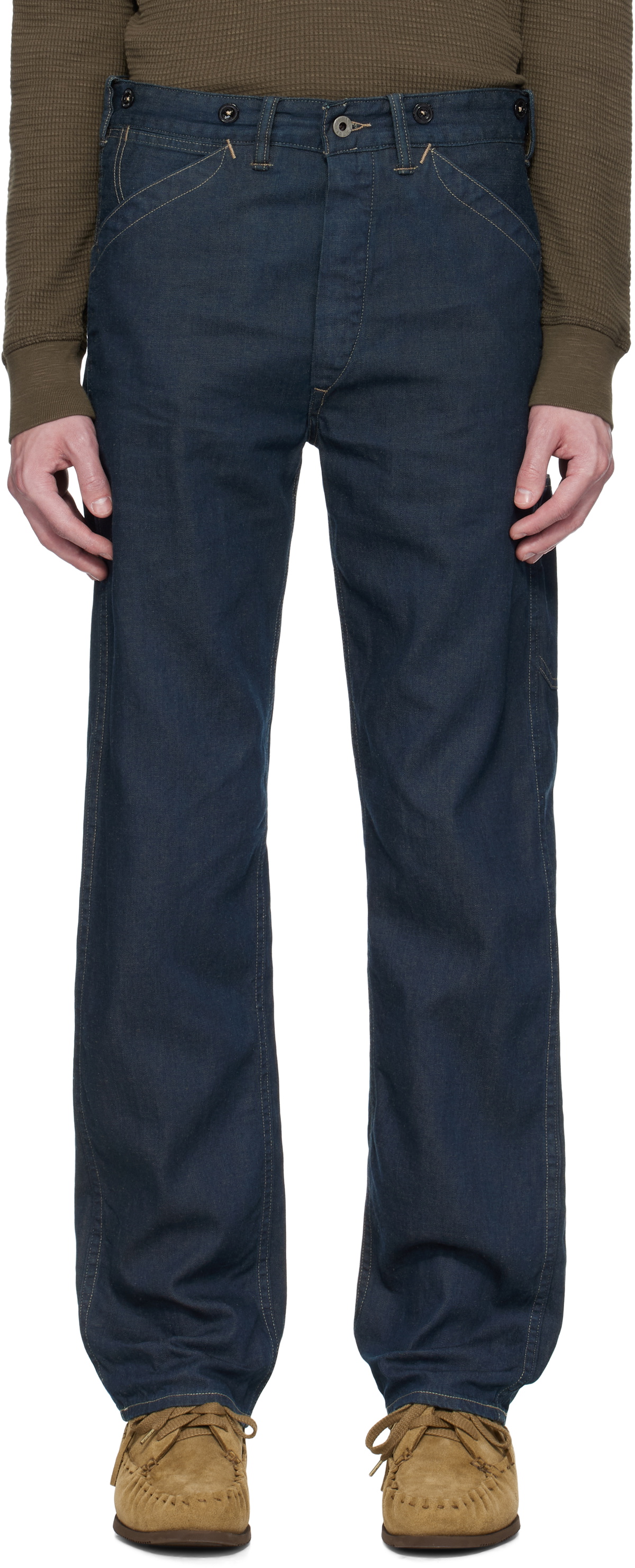 RRL Indigo Engineer Fit Jeans RRL