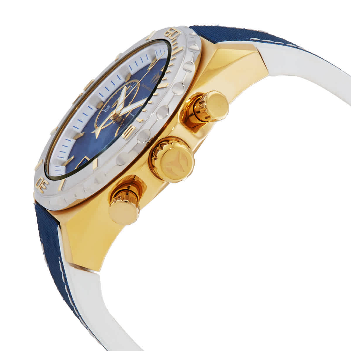 Technomarine Reef Chronograph Quartz Blue Dial Mens Watch TM-519007 ...