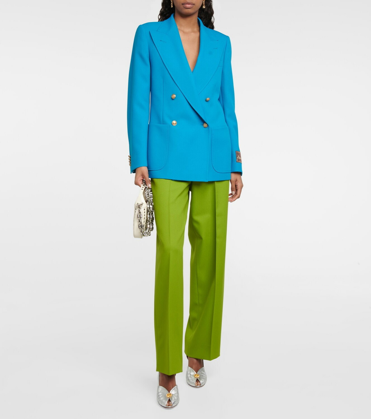 Gucci - Interlocking G leather peep-toe pumps Gucci Gucci - Interlocking G leather peep-toe pumps Gucci
