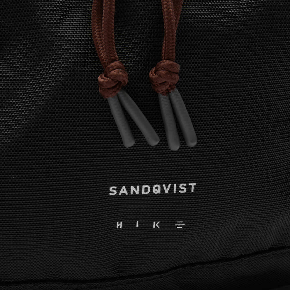 Sandqvist Men's Allterrain Hike Cross Body Bag in Black Sandqvist
