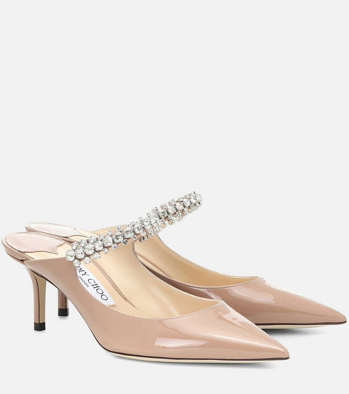 Jimmy Choo - Bing 65 patent leather mules Jimmy Choo