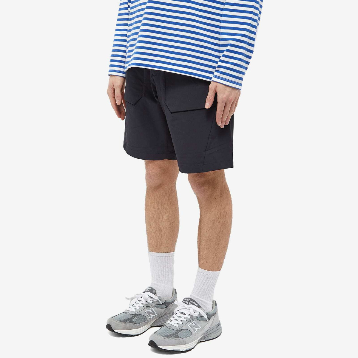 Snow Peak Men's Active Comfort Short in Black Snow Peak