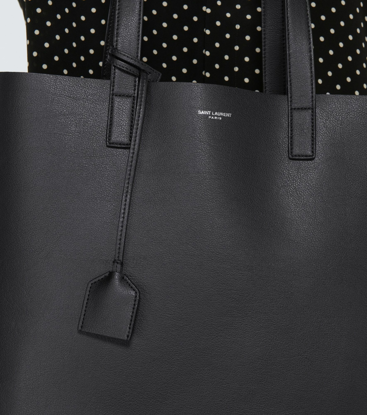Saint Laurent - Bold leather tote bag Saint Laurent