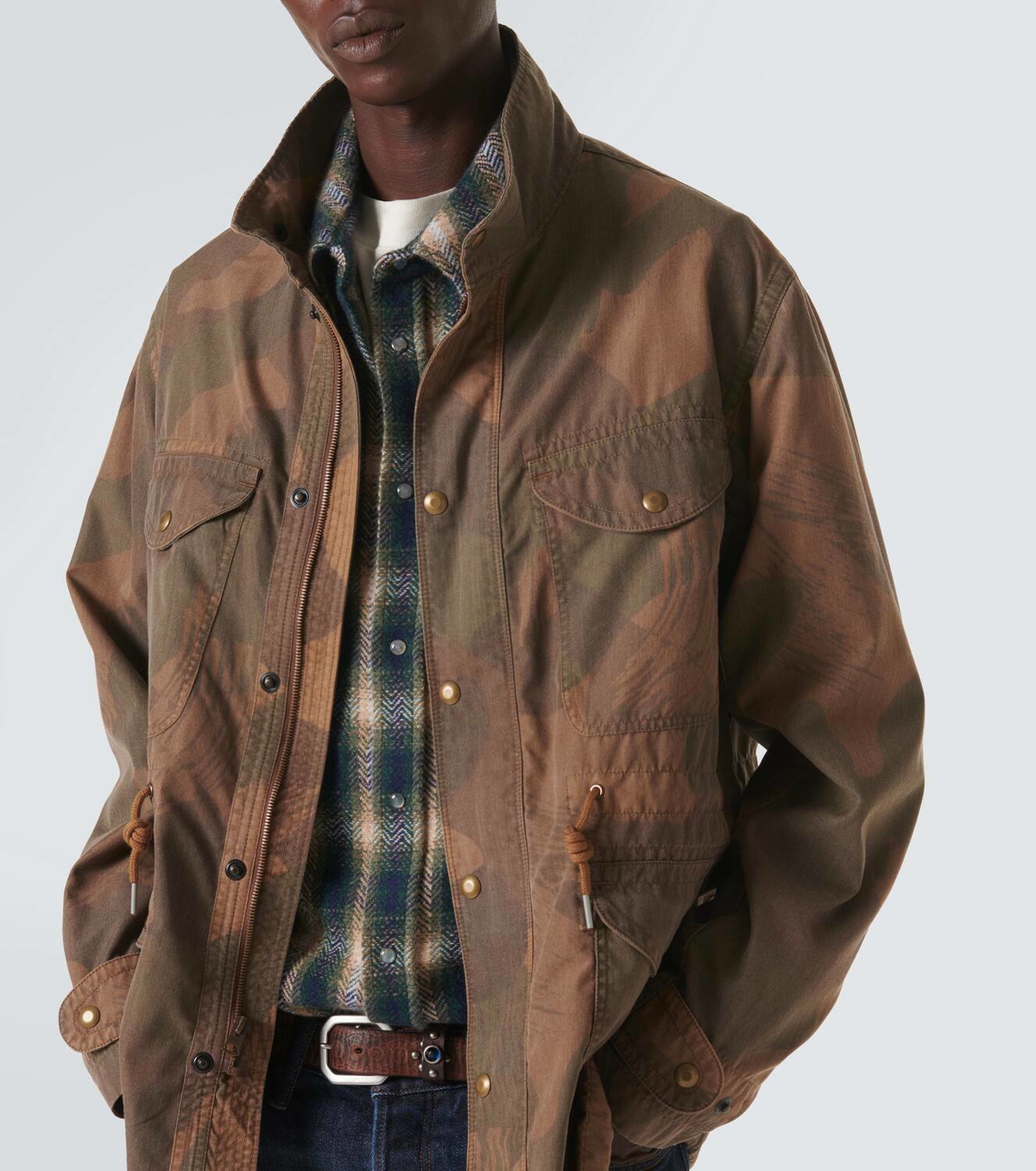 RRL Riley camouflage overshirt RRL