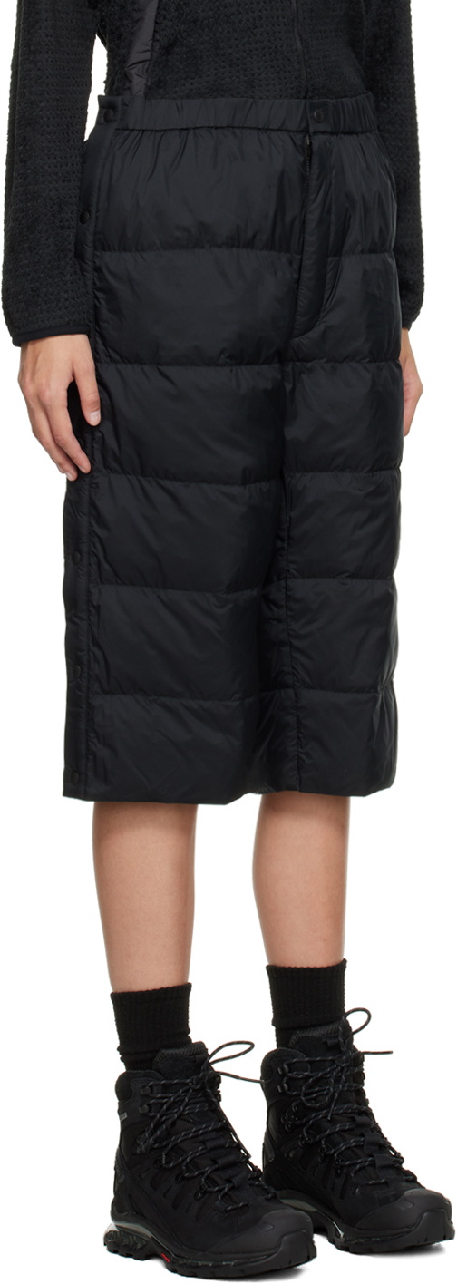 Goldwin Black Side Open Down Shorts Goldwin