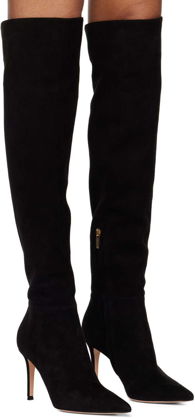 Gianvito Rossi Black Jules Tall Boots Gianvito Rossi