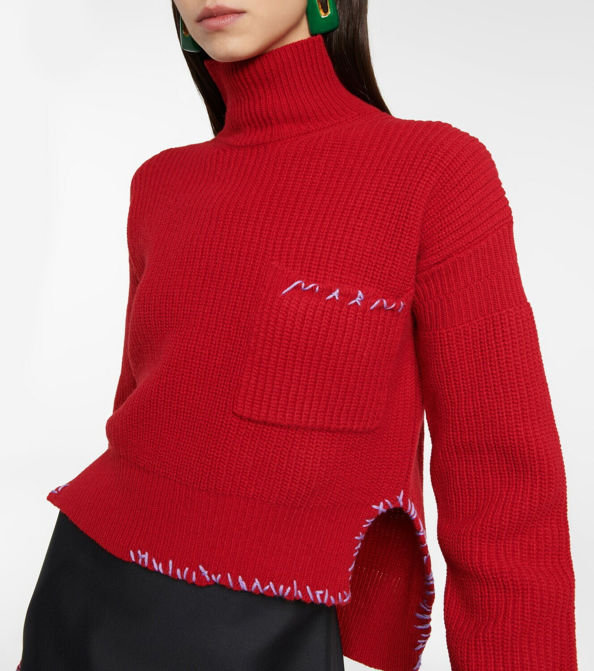 Marni Wool turtleneck sweater Marni