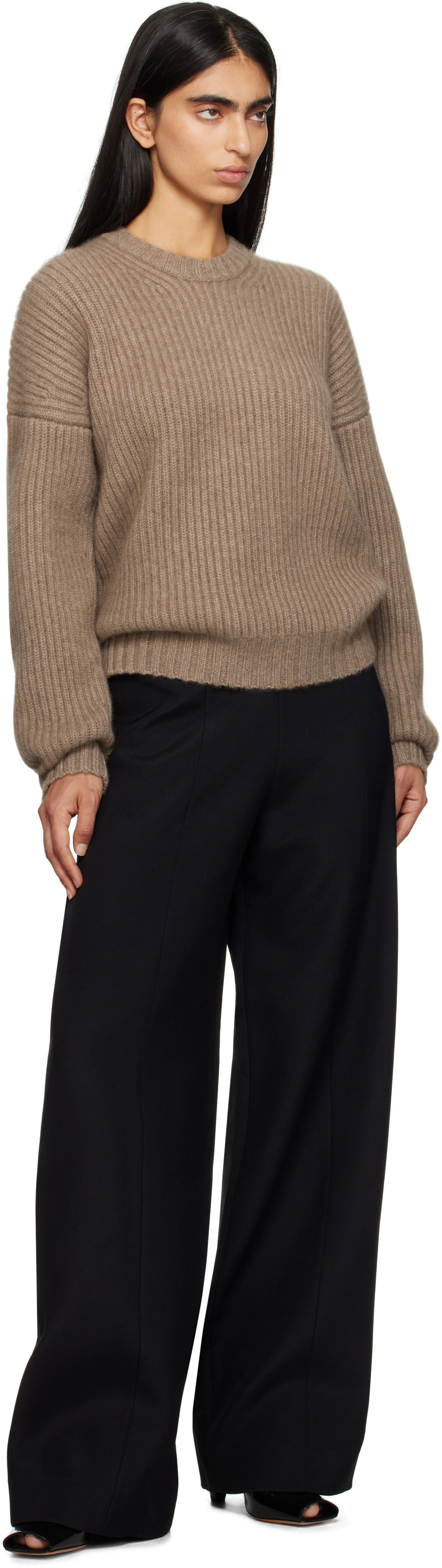 KHAITE Beige Manuela Sweater Khaite