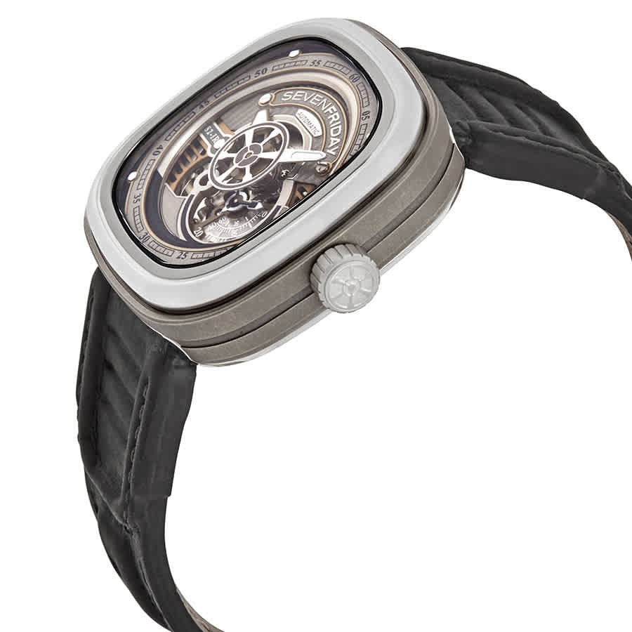 Sevenfriday S-series Automatic Silver Dial Mens Watch S2/01 SevenFriday