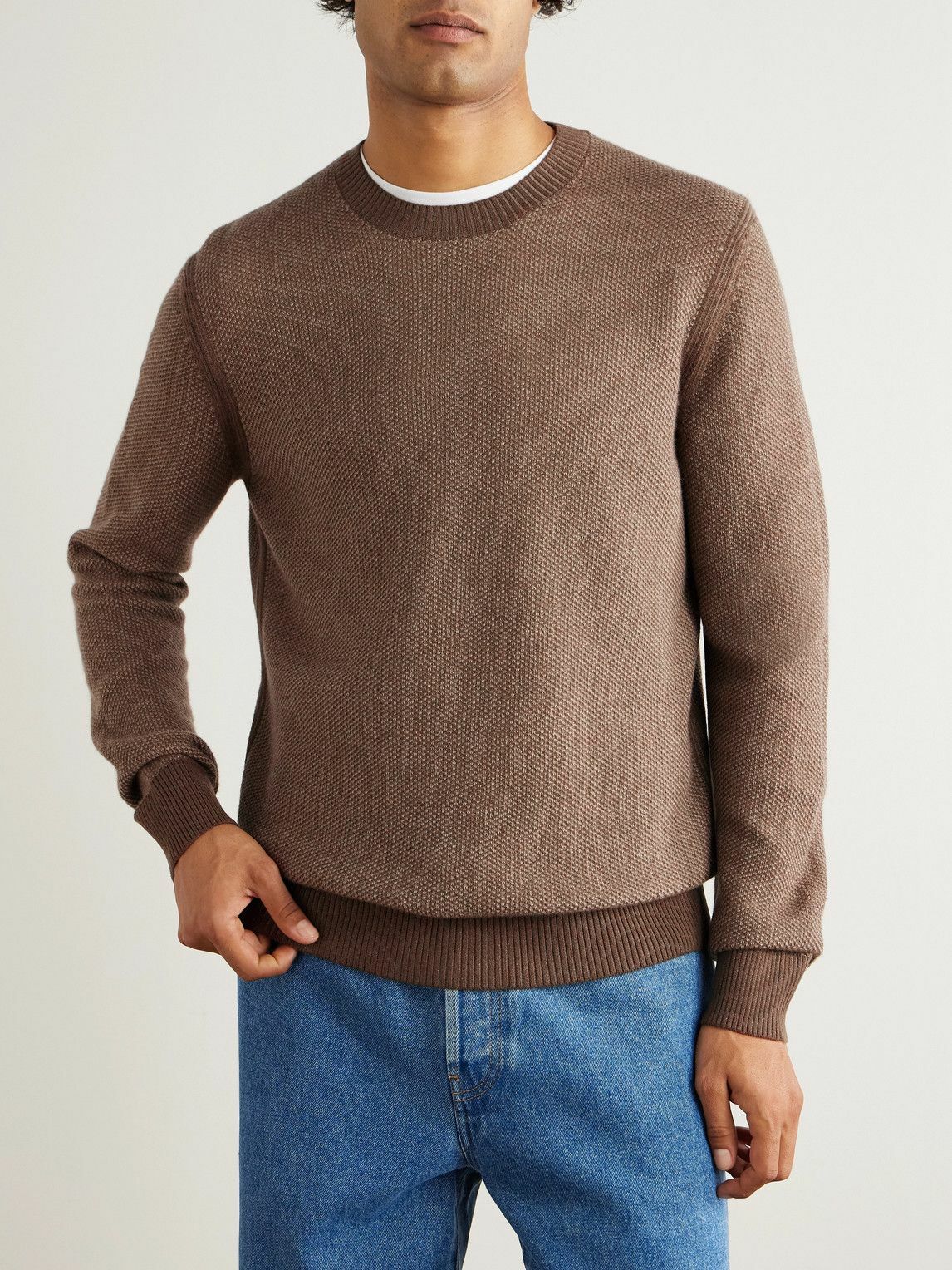 Zegna - Oasi Cashmere Sweater - Brown Zegna