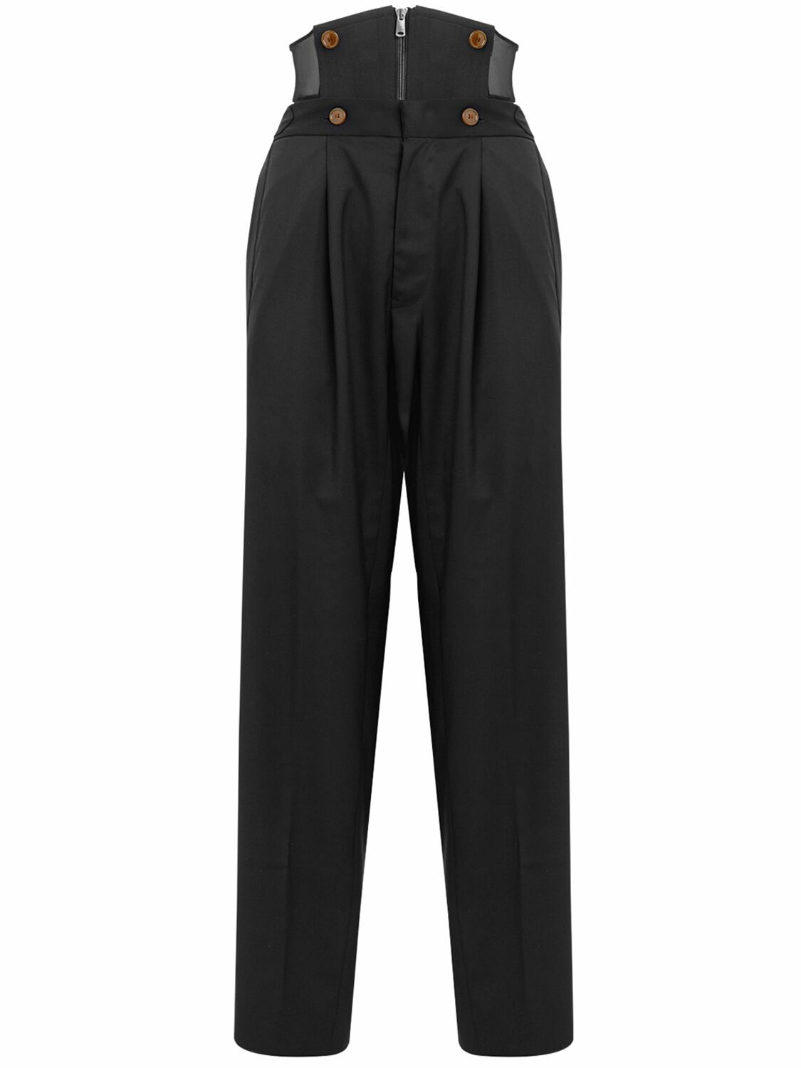 VIVIENNE WESTWOOD - Macca Serge High Waist Corset Pants Vivienne Westwood