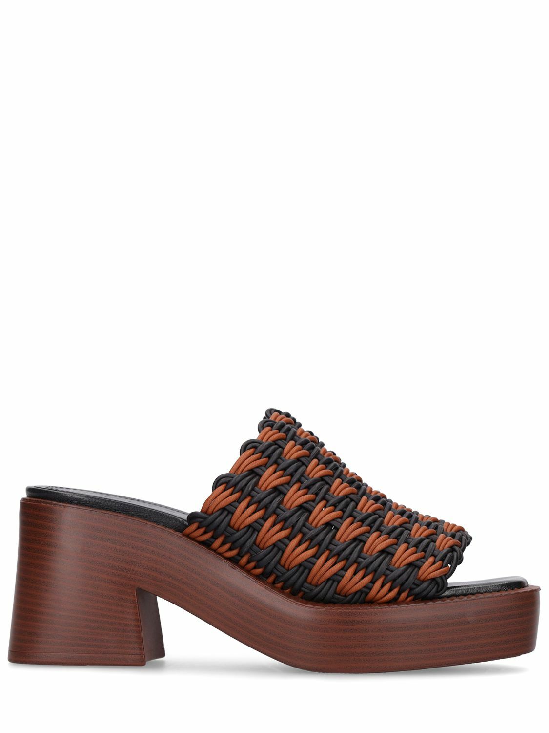 TOD'S - 75mm Faux Leather Sandals Tod's
