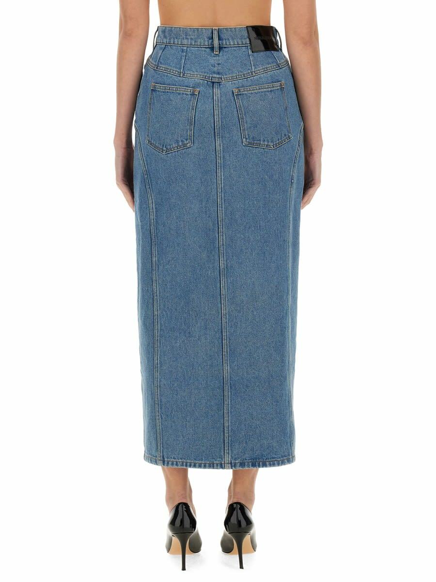 Nina Ricci Long Denim Skirt Nina Ricci