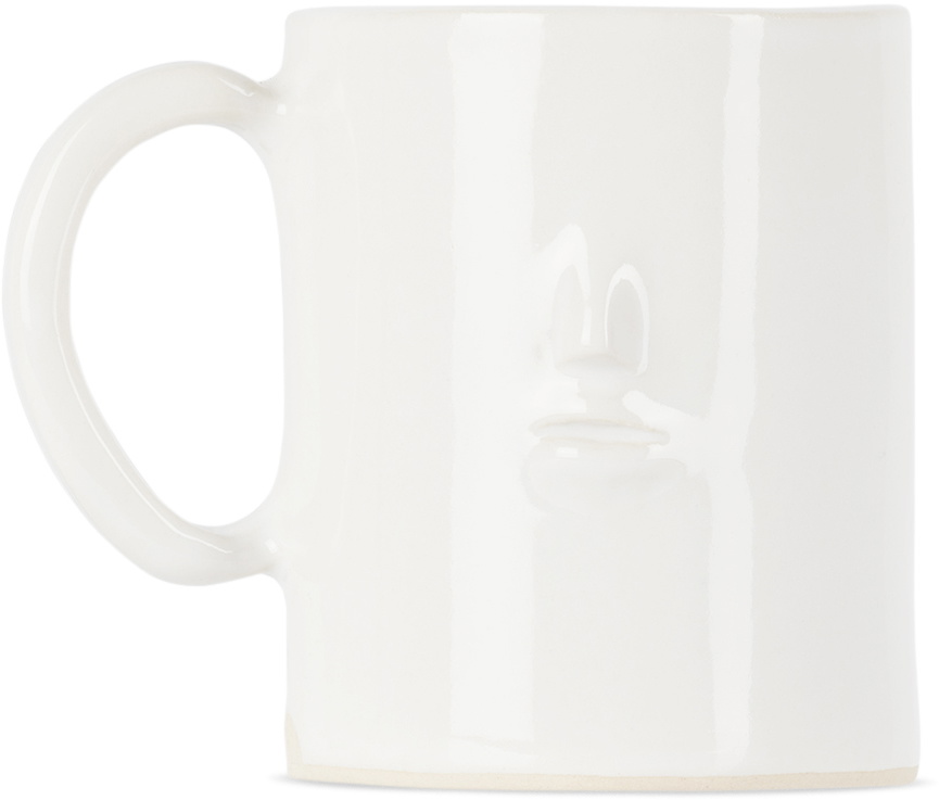 Rami Kim Studio White Ceramic Face Mug Rami Kim Studio