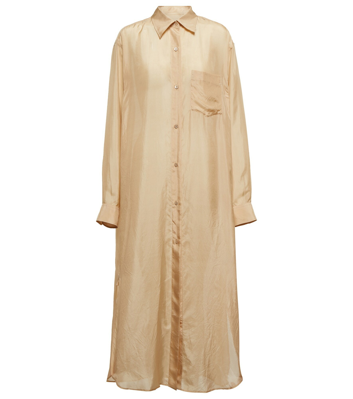 Dries Van Noten - Silk shirt maxi dress Dries Van Noten