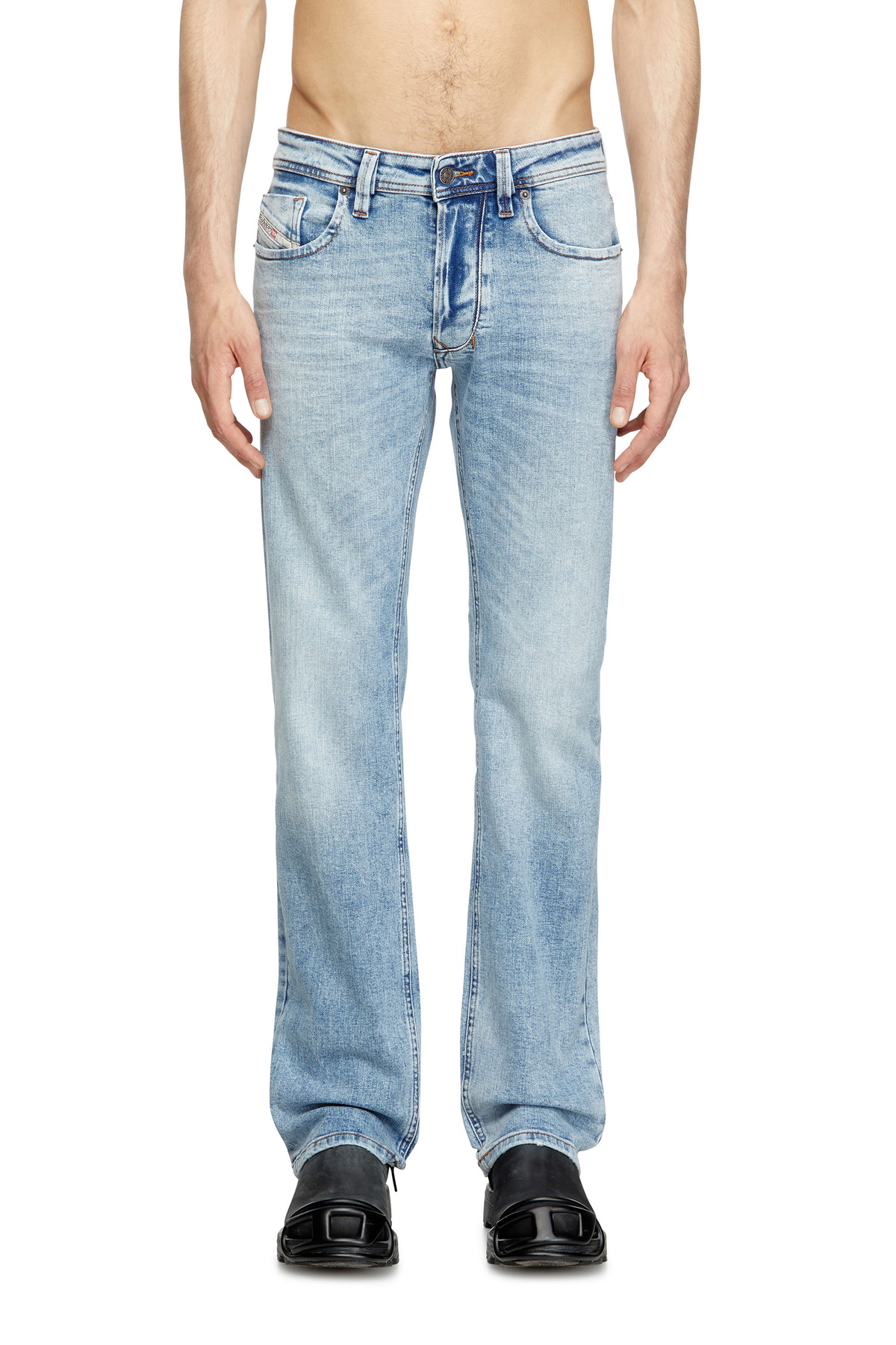 Diesel Regular Jeans - 1985 Larkee - Jeans Mens in Blue Diesel