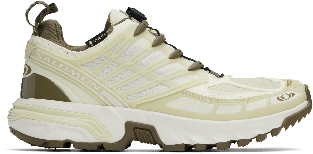 Salomon Yellow & Khaki ACS PRO GORE-TEX Sneakers Salomon