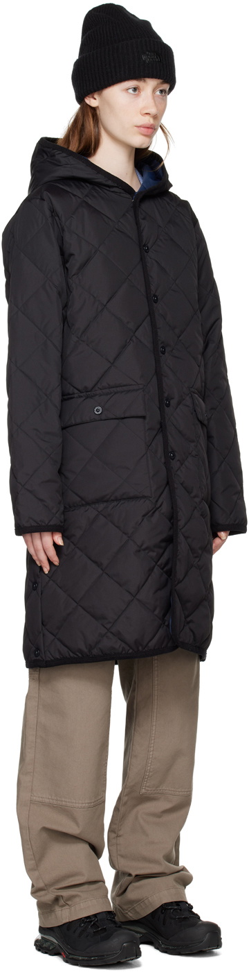 TAION Black Piping Down Coat Taion Extra