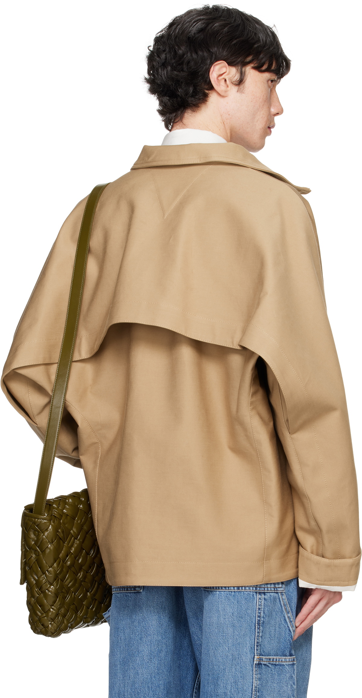 Bottega Veneta Beige Heavy Cotton Gabardine Jacket Bottega Veneta