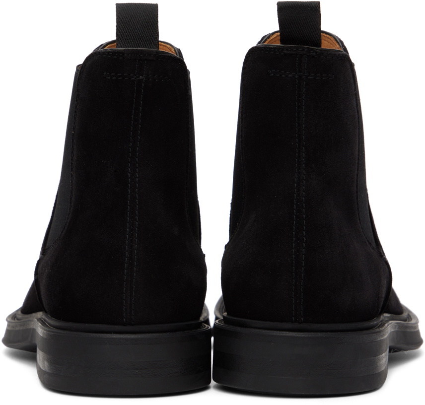 Officine Creative Black Suede Chelsea Boots Officine Creative